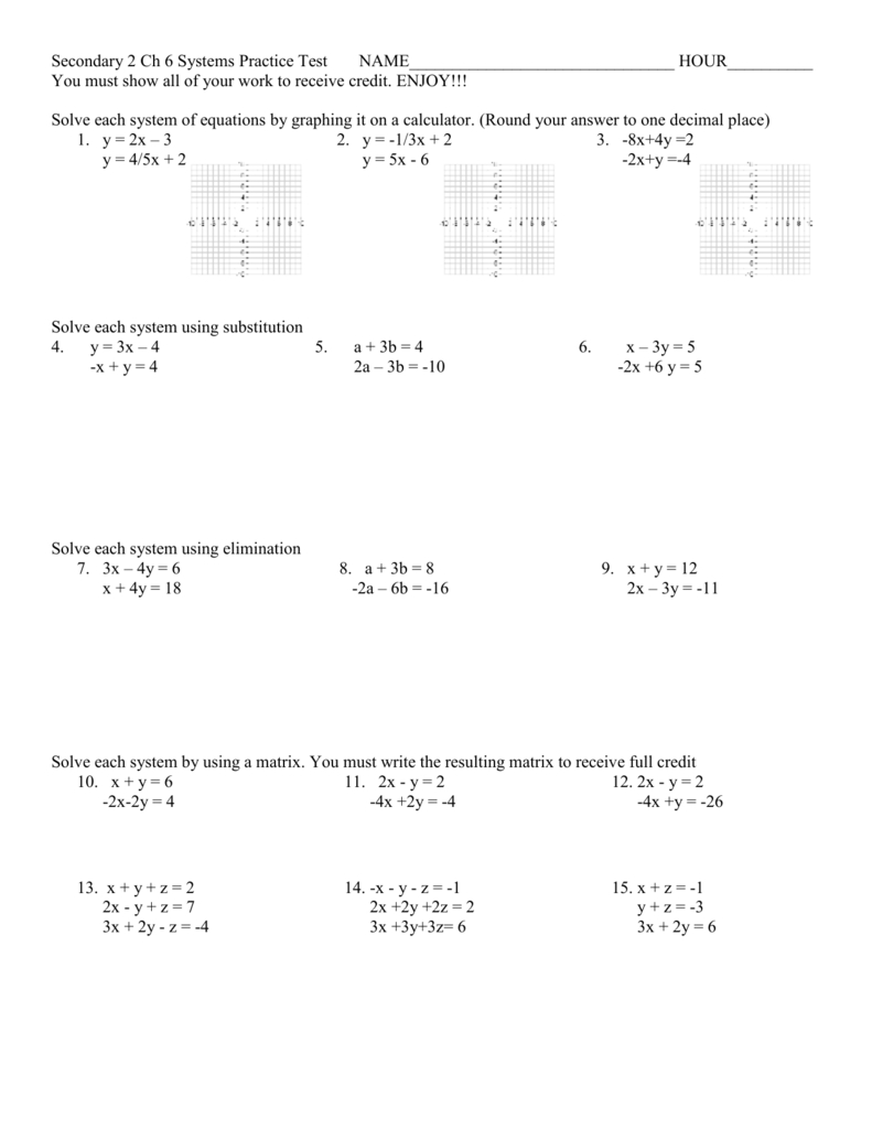 Algebra Ii Chapter 3 Practice Test Db excel Algebra Ii Chapter 3 Practice Test Db excel