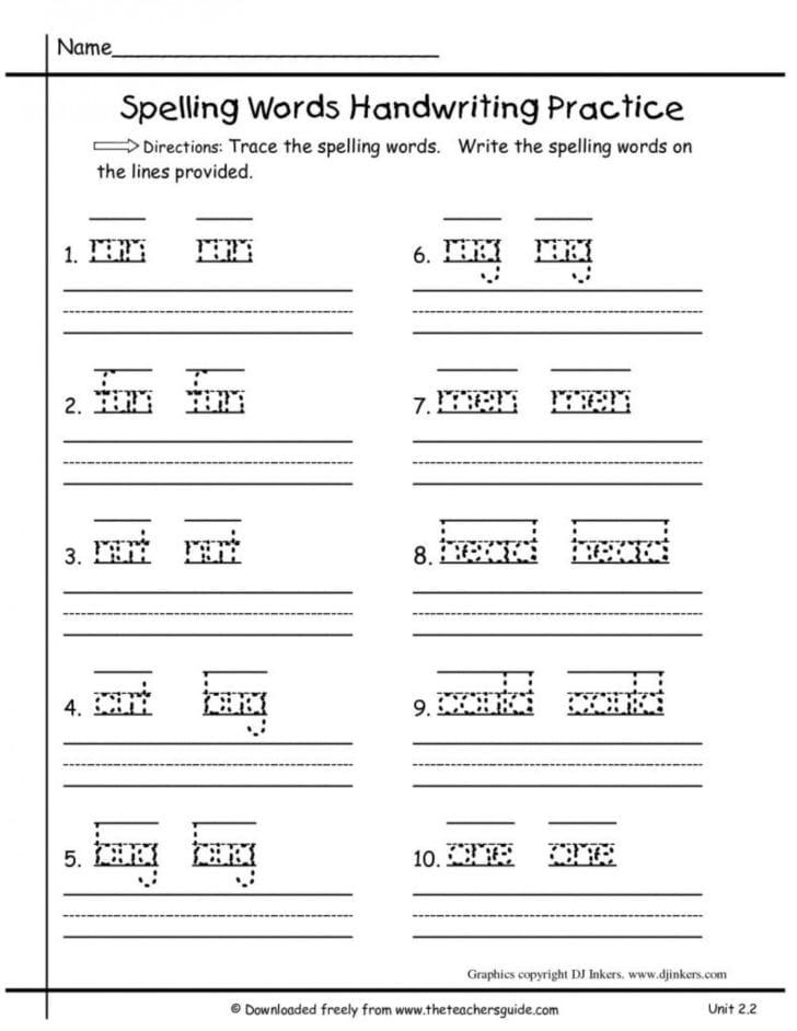 Archaicawful Grade 7 Spelling Words Printable Word — db-excel.com