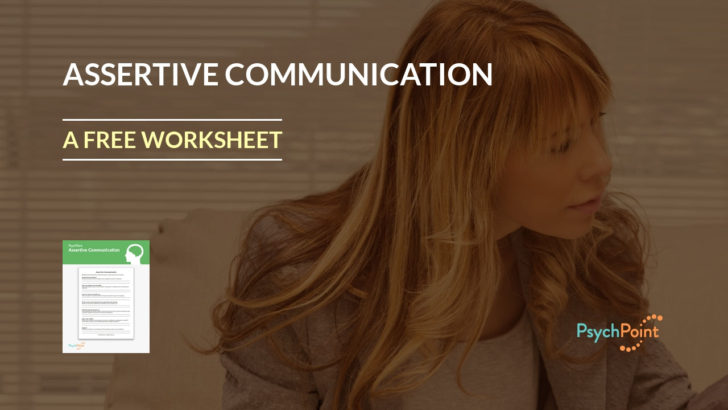 Assertive Communication Worksheet Psychpoint — db-excel.com