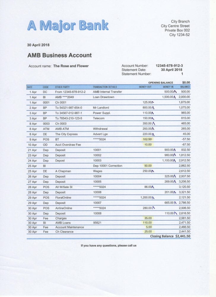 Checking Account Reconciliation Worksheet — db-excel.com