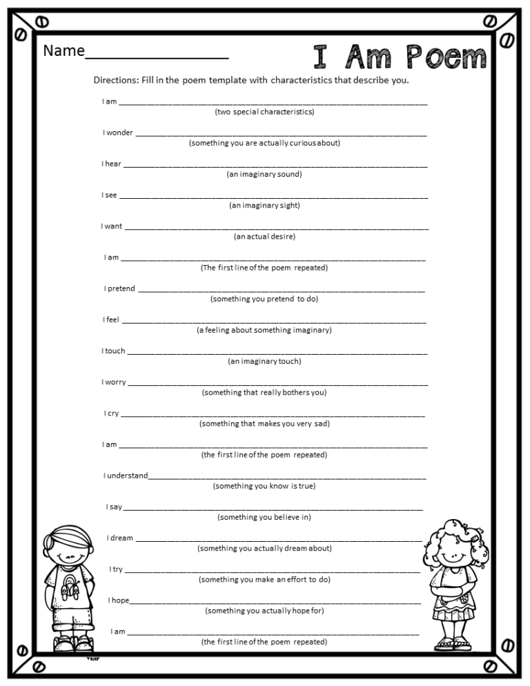 Blank Poems — db-excel.com