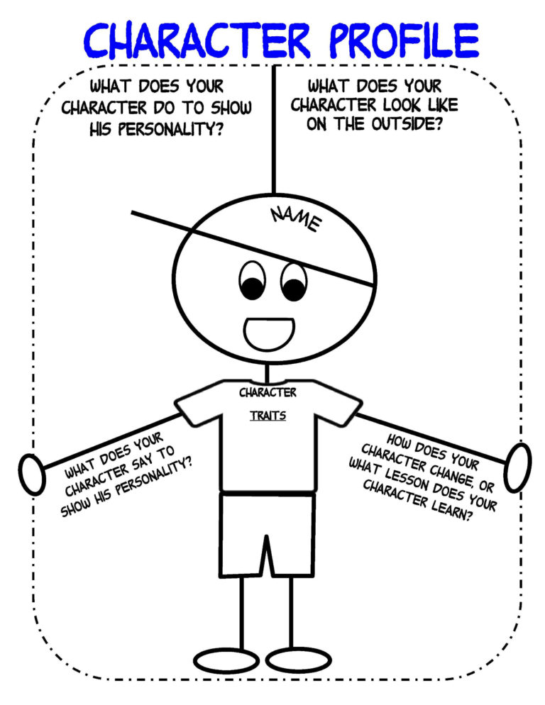 Character Building Worksheets Character Building Worksheets