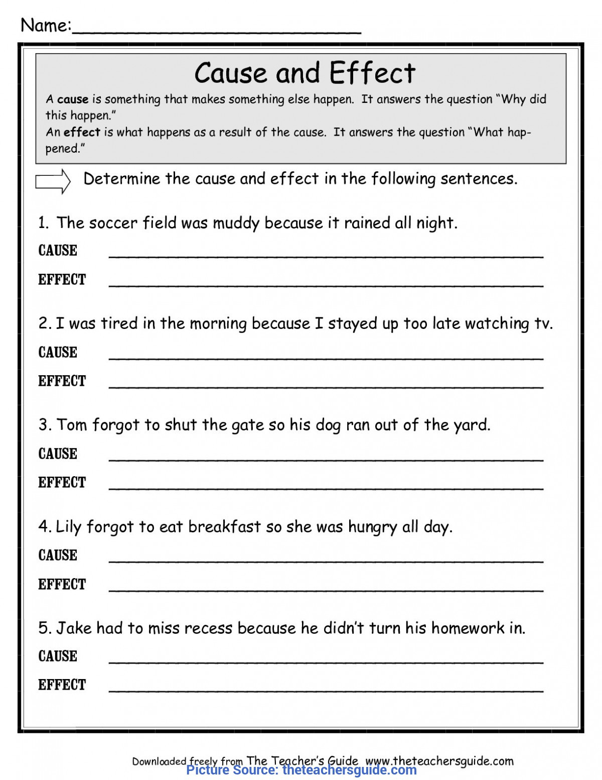 Cause And Effect Worksheets From The Teacher Ota Tech Db excel Cause And Effect Worksheets From The Teacher Ota Tech Db excel