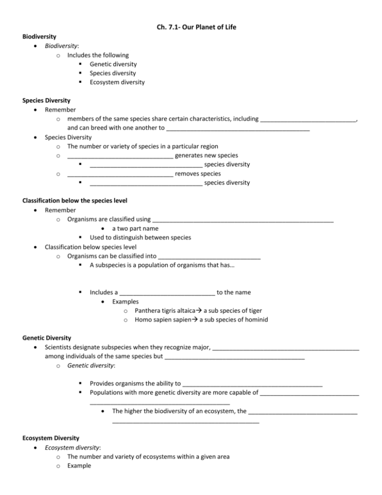 7 1 Our Planet Of Life Worksheet Answer Key — db-excel.com