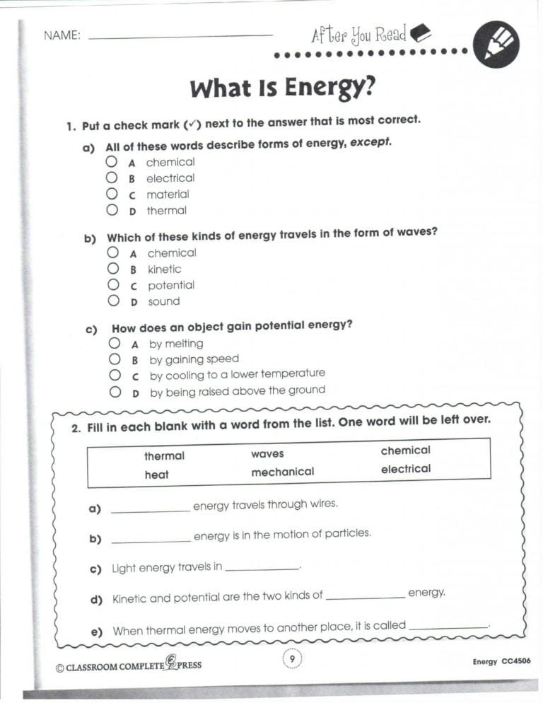 Character Traits Worksheet Pdf — db-excel.com