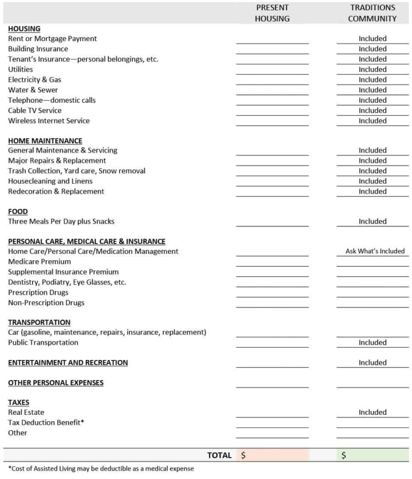 Assisted Living Cost Comparison Worksheet Db excel assisted-living-cost-comparison-worksheet-db-excel