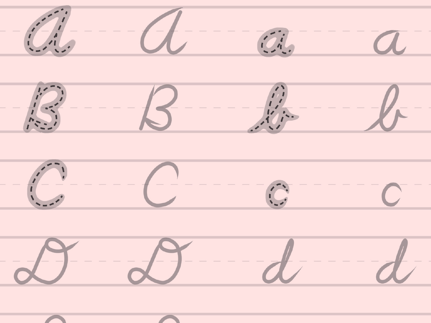 Cursive Letters Practice Letter Format For Adults Writing Db excel