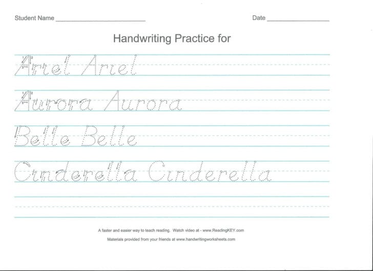 Custom Handwriting Worksheets – Sandboxpaperco — db-excel.com