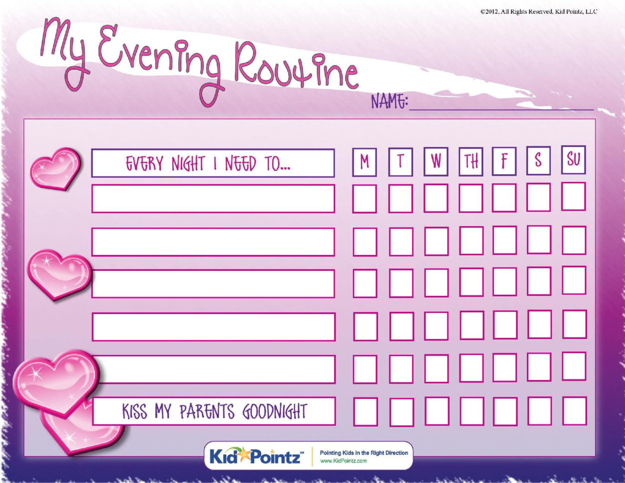 Daily Routine Charts For Kids Collection 25 Pages Personal Hygiene — db ...