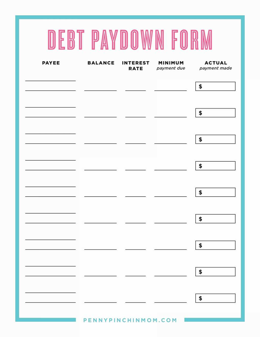 Dave Ramsey Worksheets