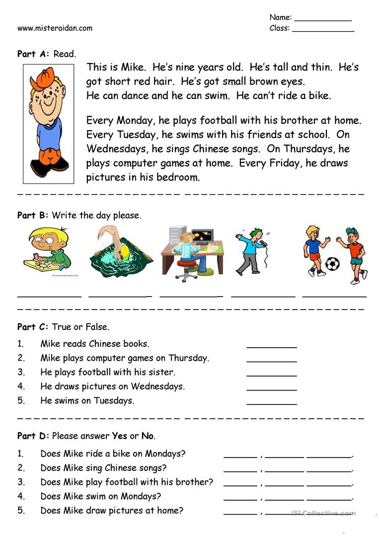 Easy Reading Worksheets Db excel Easy Reading Worksheets Db excel