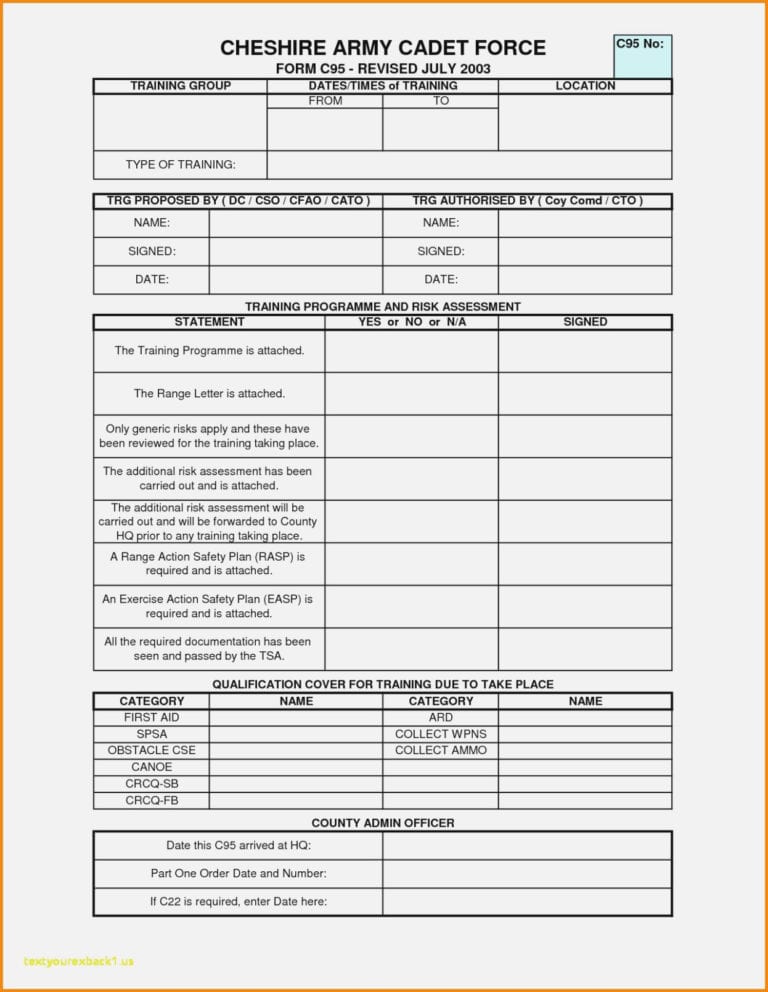 Deliberate Risk Assessment Worksheet For Range — db-excel.com