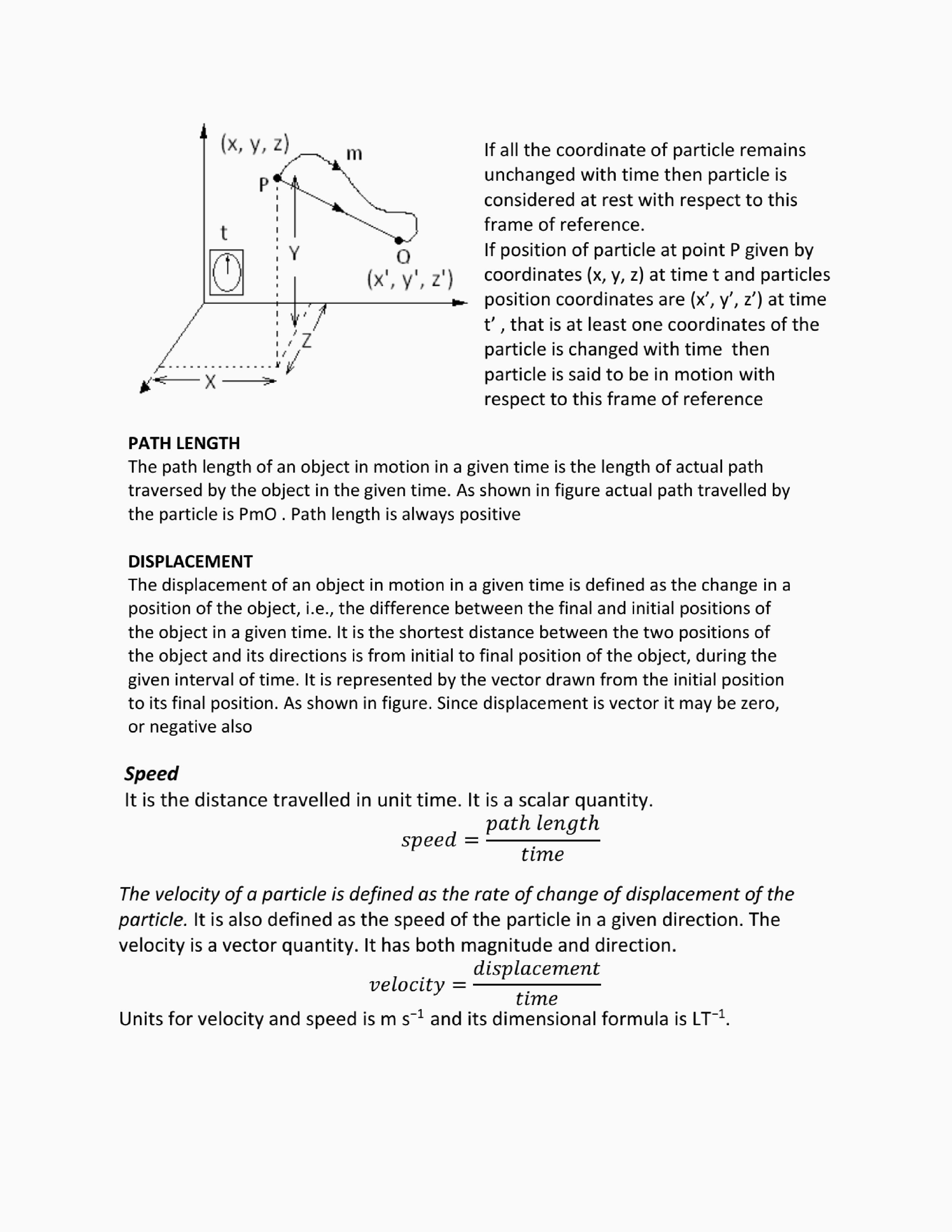 Distance Displacement Speed And Velocity Worksheet Answers Db excel Distance Displacement Speed And Velocity Worksheet Answers Db excel