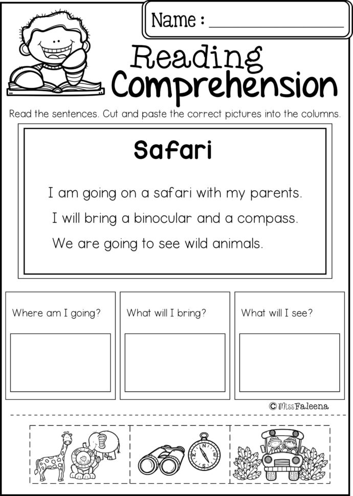 Reading Printable Worksheets Reading Printable Worksheets