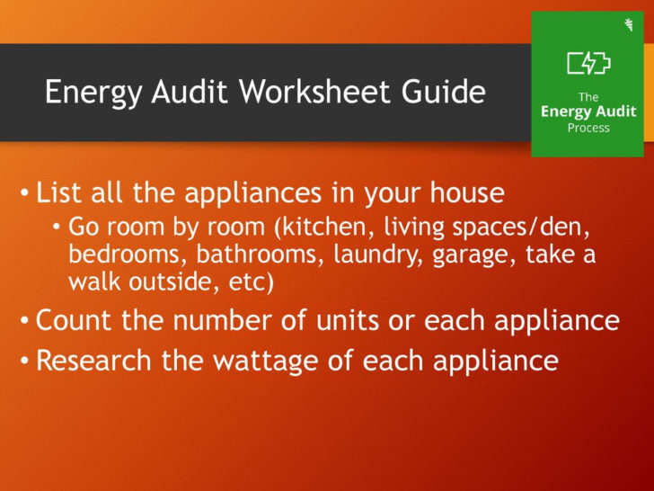 Energy Audit Worksheet — db-excel.com
