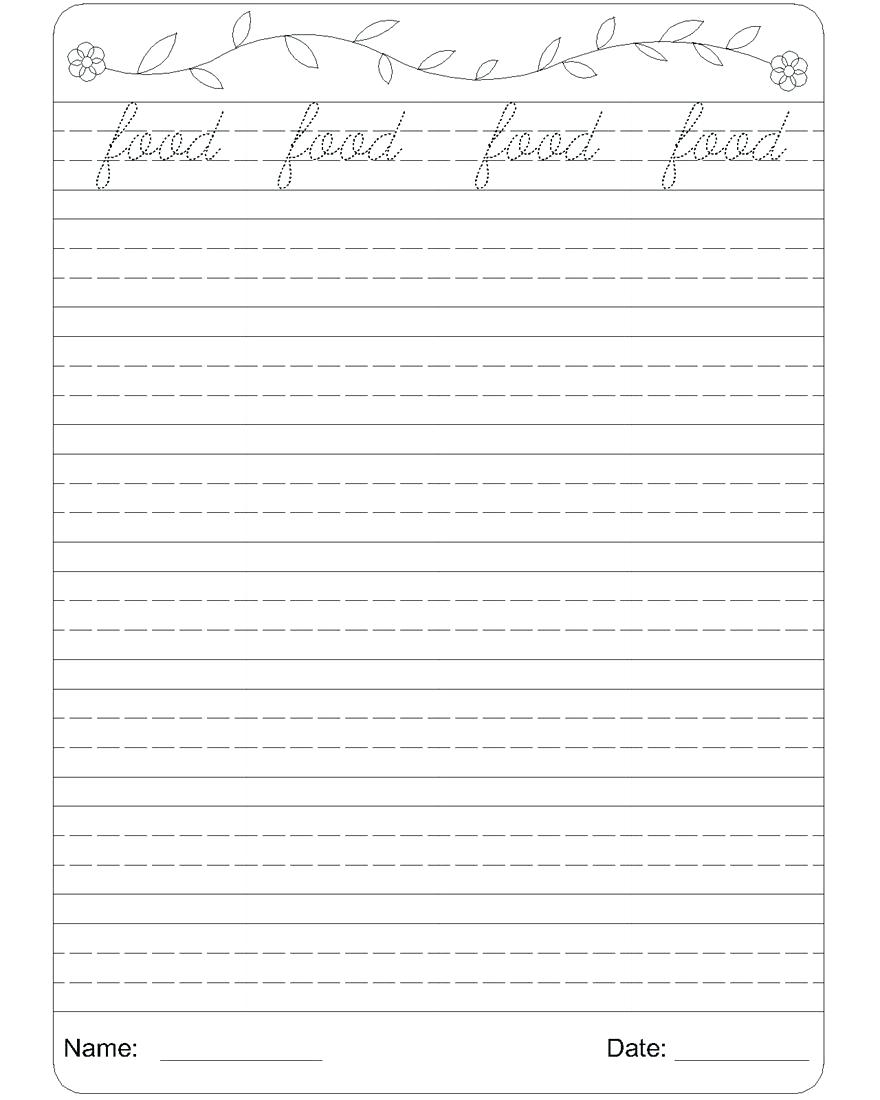Writing Worksheets For Grade 1 Db excel