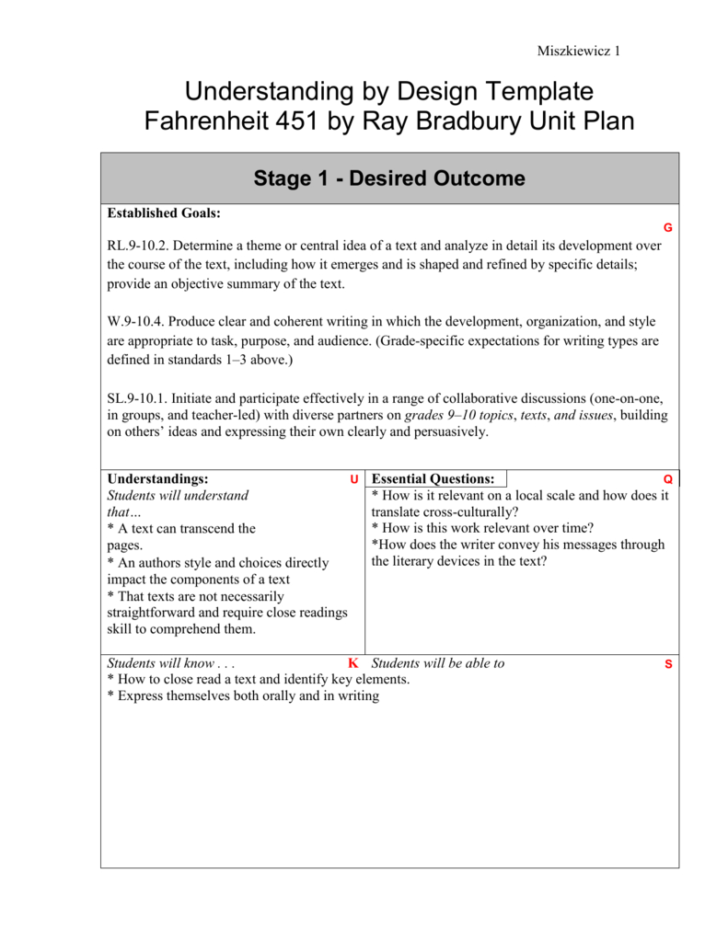 Fahrenheit 451 Character Analysis Worksheet — db-excel.com