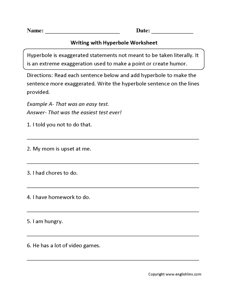 Language Worksheets For 5Th Grade — db-excel.com