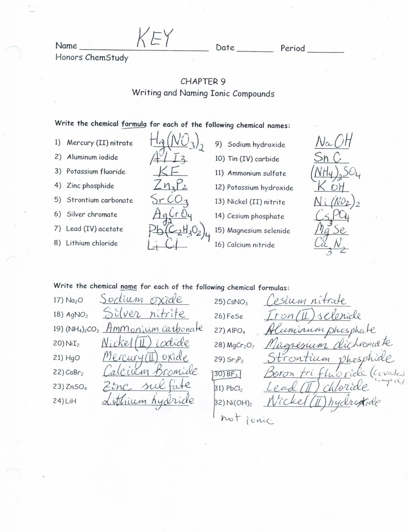 Formulas And Nomenclature Binary Ionic Compounds Worksheet Answers Db Formulas And Nomenclature Binary Ionic Compounds Worksheet Answers Db