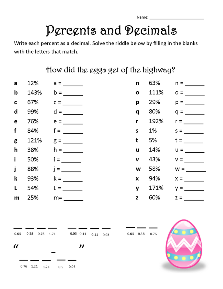 Fractions And Decimals Grade 7 Worksheets — db-excel.com