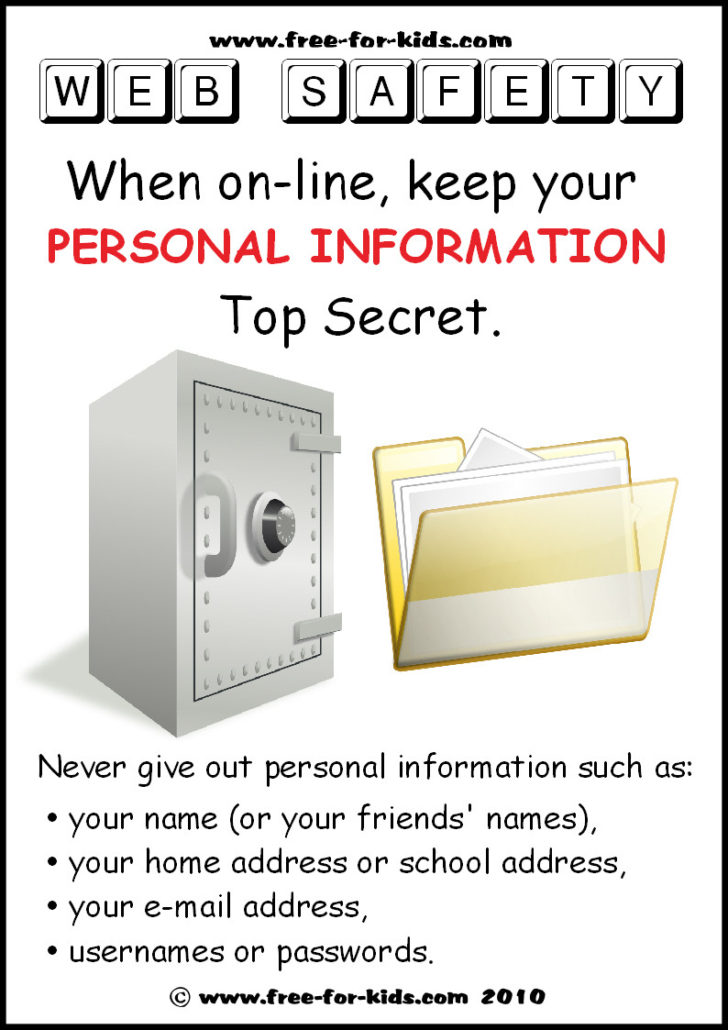Free Printable Kids' Internet Safety Posters — db-excel.com