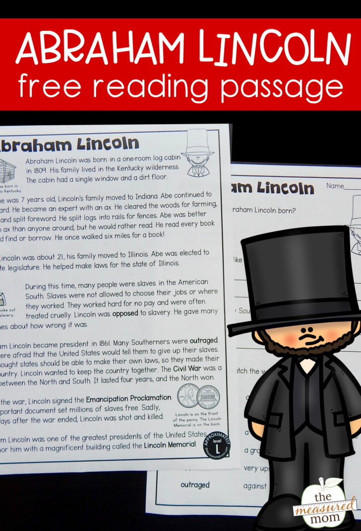 Abraham Lincoln Comprehension Worksheet — db-excel.com