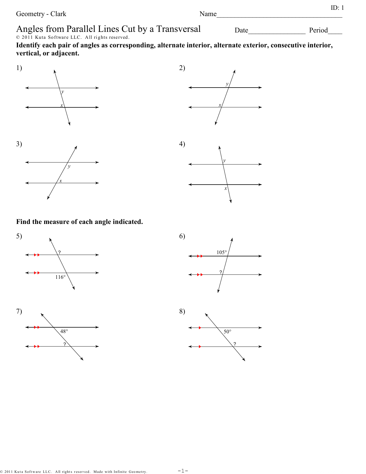Lines And Angles Worksheet Lines And Angles Worksheet