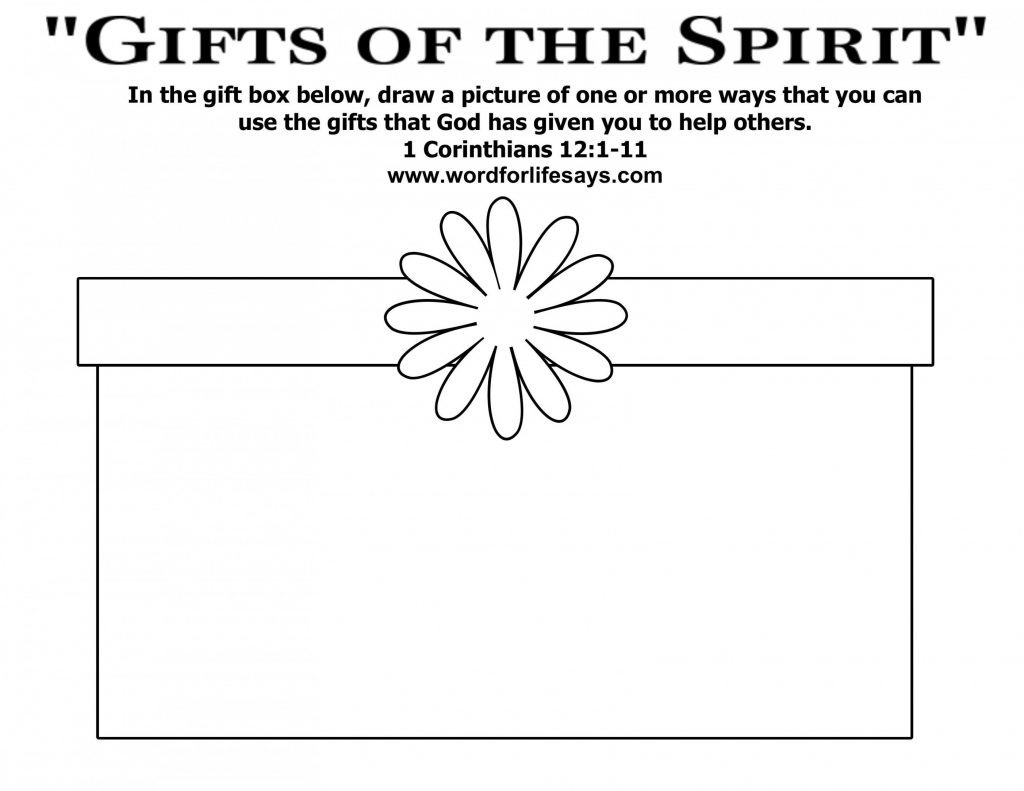 Gifts Of Holy Spirit Worksheet