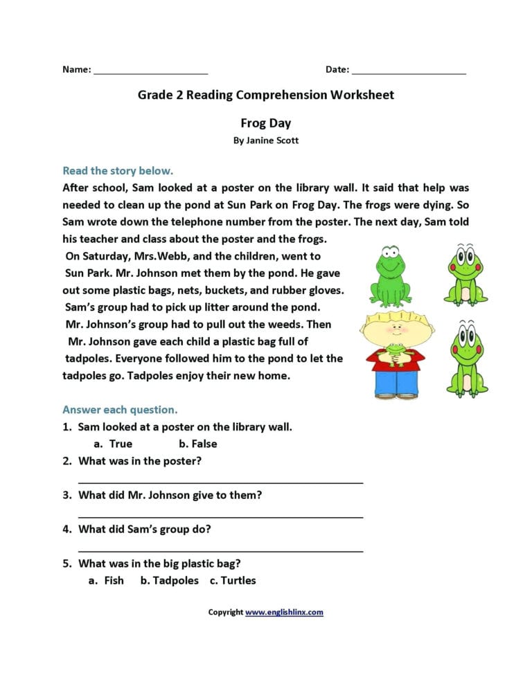 Grade 1 Literacy Worksheets – Sandboxpaperco — db-excel.com