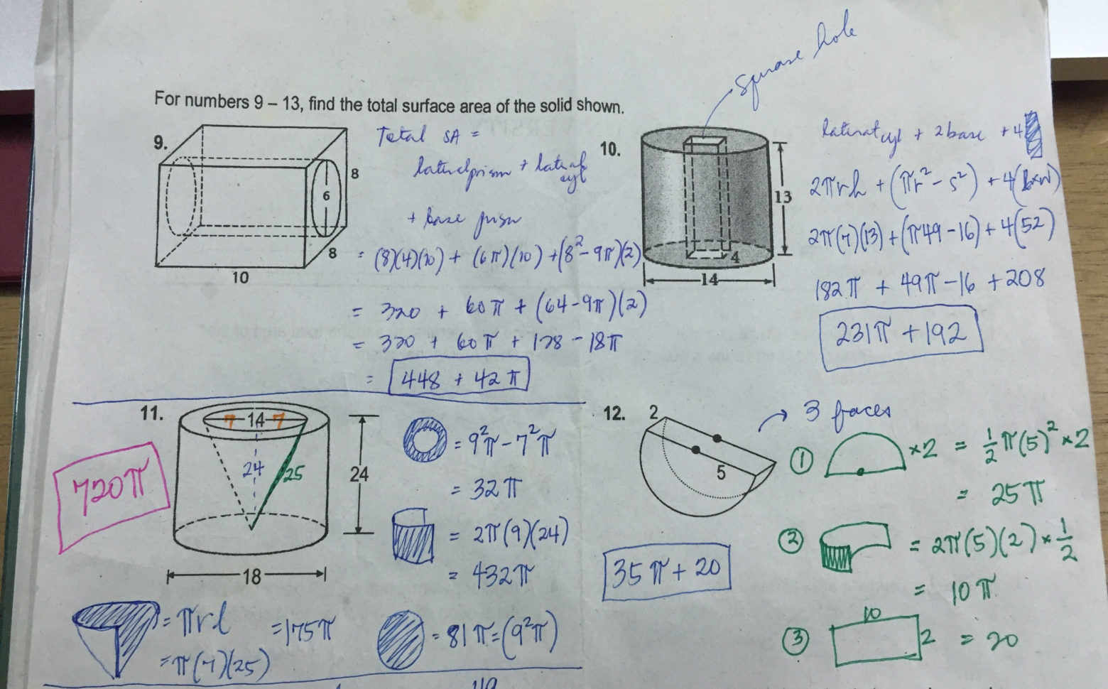 Grade 11 Surface Area Worksheet Answer Key – Ateneo High — db-excel.com