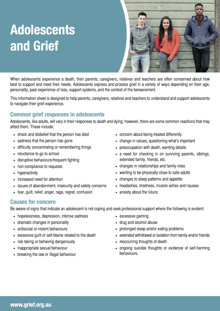 Grief Information Sheets — db-excel.com