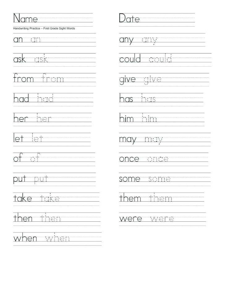 Handwriting Without Tears Paper Free Printable Floss Papers — db-excel.com
