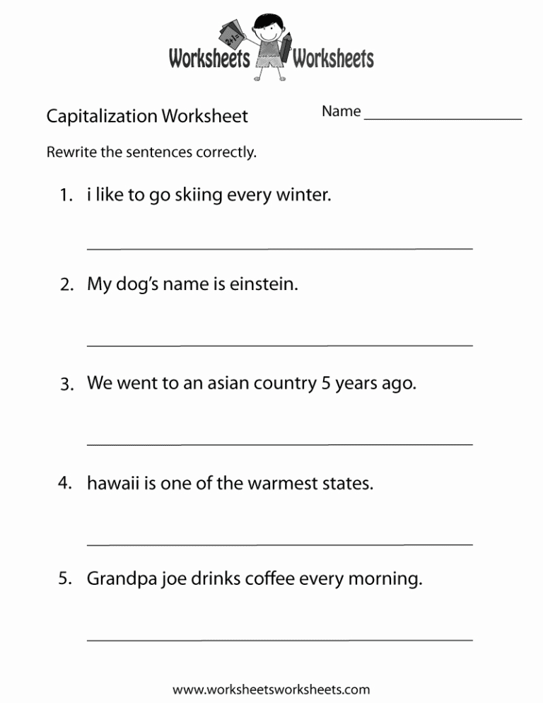 Free Printable Health Worksheets For Middle School — db-excel.com