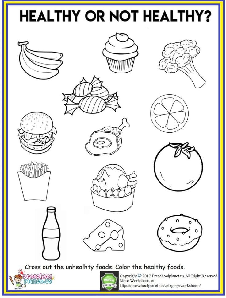 Healthy Food Worksheets Db excel healthy-food-worksheets-db-excel