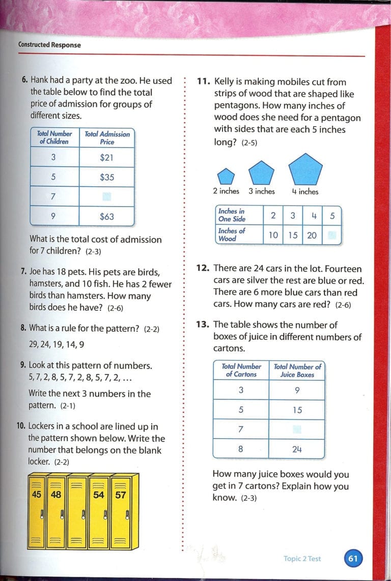 Houghton Mifflin 3Rd Grade Math Worksheets Antihrap — db-excel.com