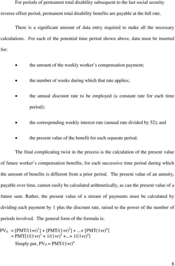 How To Calculate The Value Of A Permanent Total Disability — db-excel.com