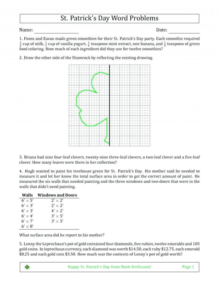 Impressive Printable Area Word Problems Quadratic Worksheet — db-excel.com