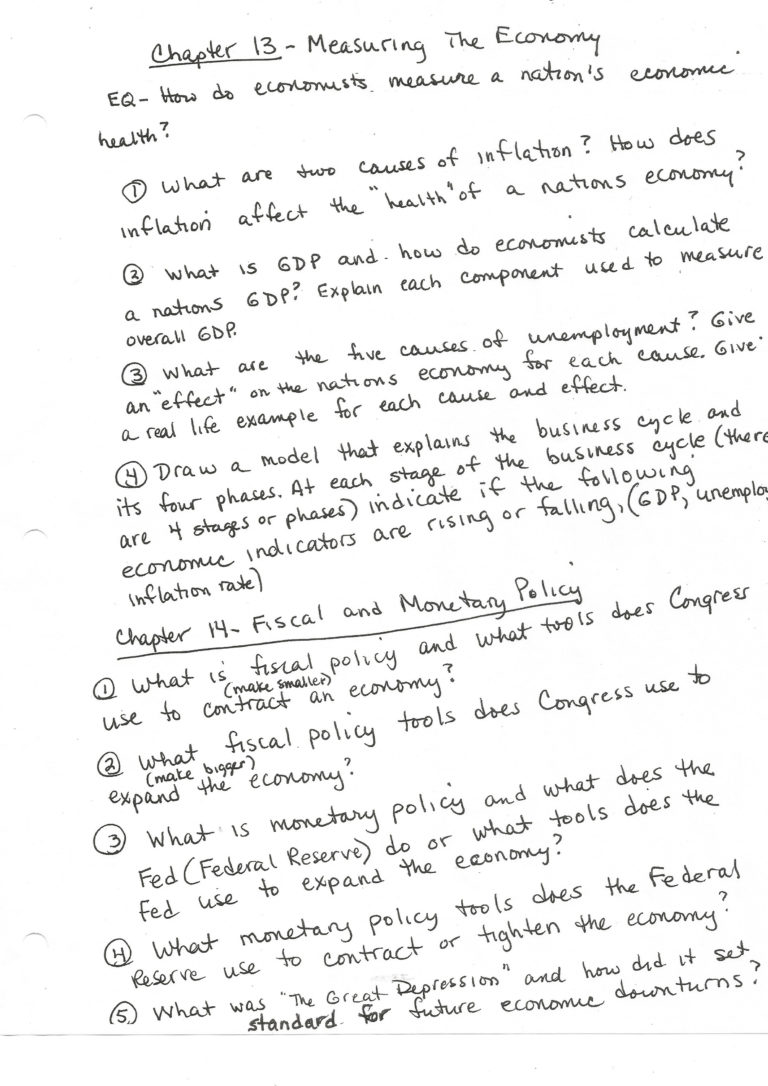 In Plain English Federal Reserve Worksheet Answers — db-excel.com