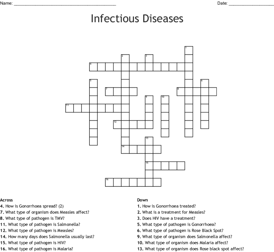 Infectious Diseases Crossword Word Db excel infectious-diseases-crossword-word-db-excel