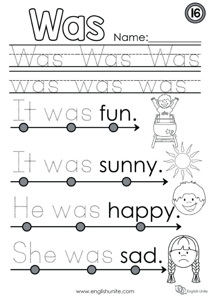 Kindergarten Language Arts Worksheets — db-excel.com
