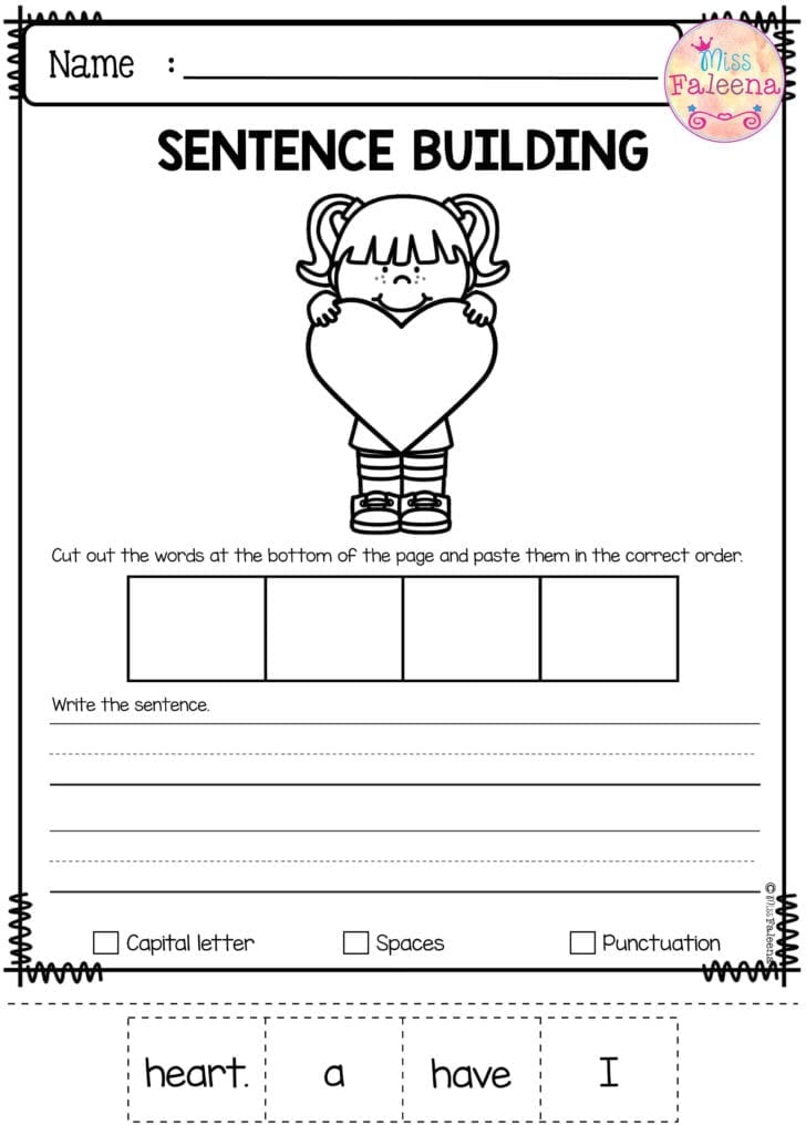 Kindergarten Printable Writing Worksheets For Kindergarten — db-excel.com