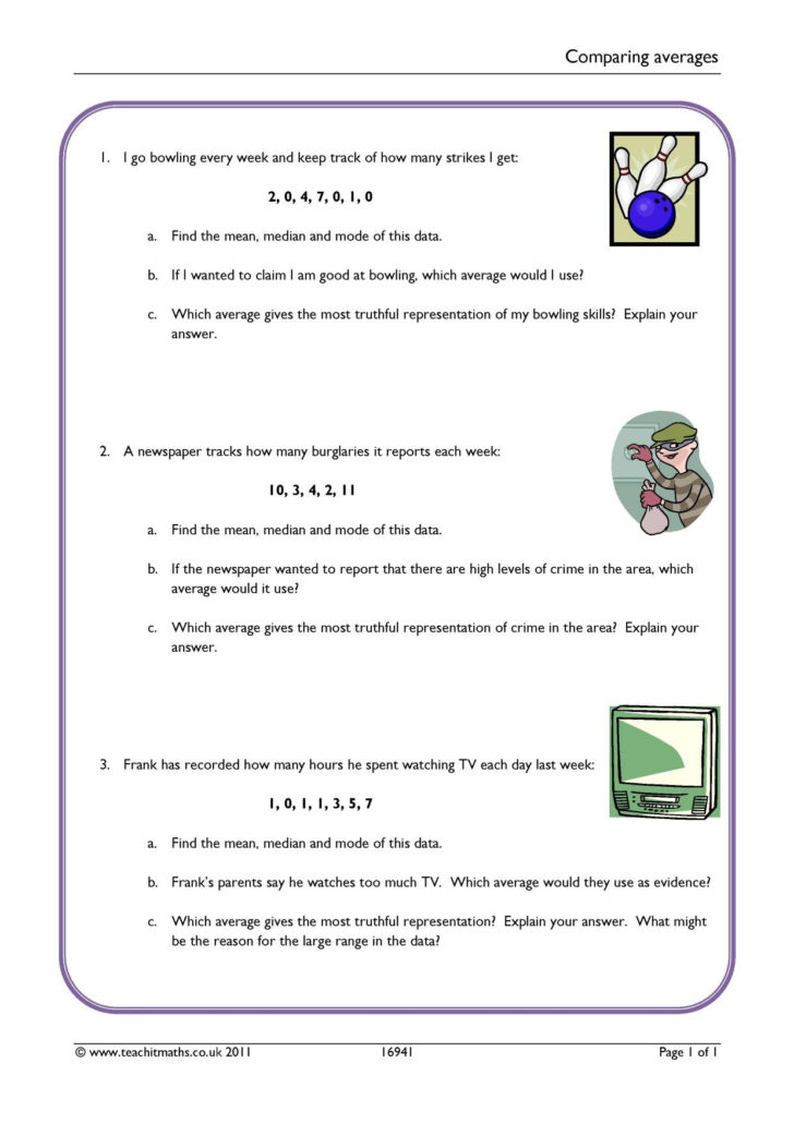 Ks3 Averages And Spread – Mean Median Mode And Range — db-excel.com