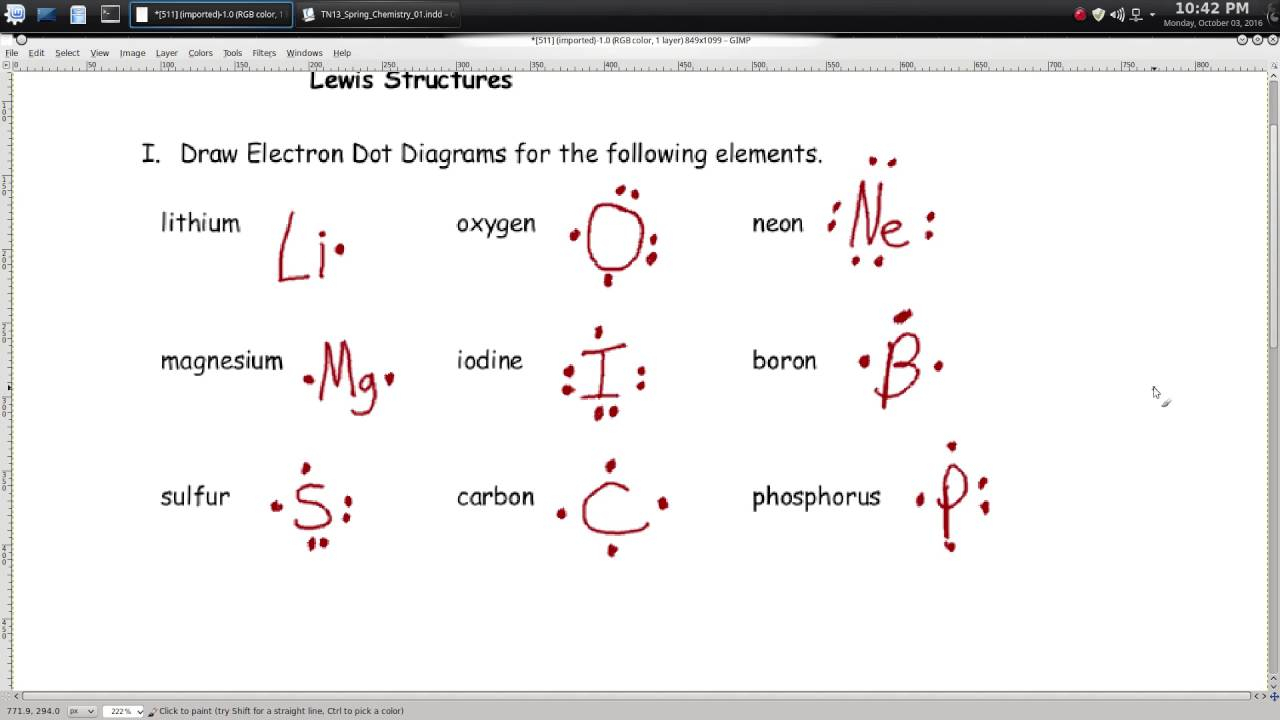 Lewis Dot Diagrams Chem Worksheet 5 7 Printable Word Searches