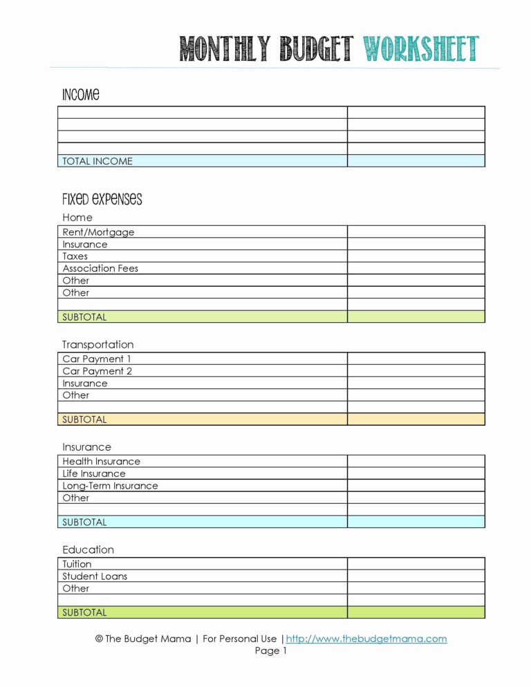 Life Insurance Needs Analysis Worksheet — db-excel.com