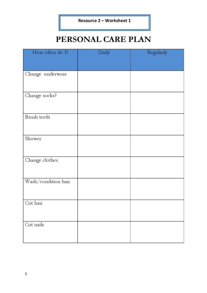 Life Skills Worksheets For Adults — db-excel.com