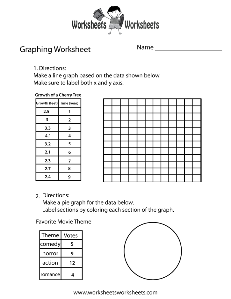 Science Graphs And Charts Worksheets — db-excel.com