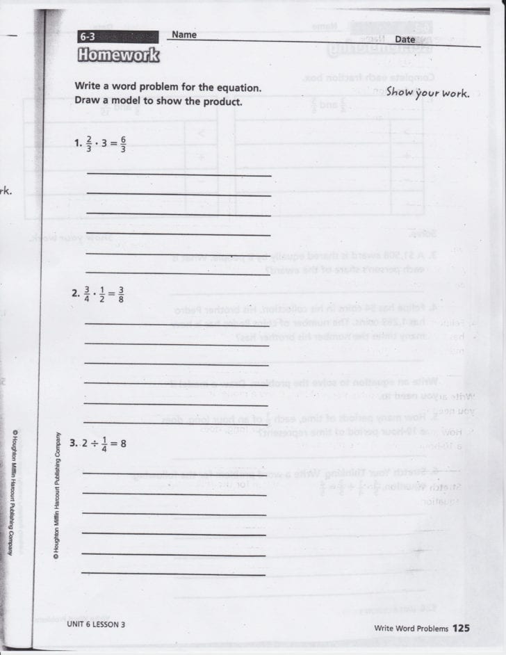 Houghton Mifflin Math Worksheets Grade 3 — db-excel.com