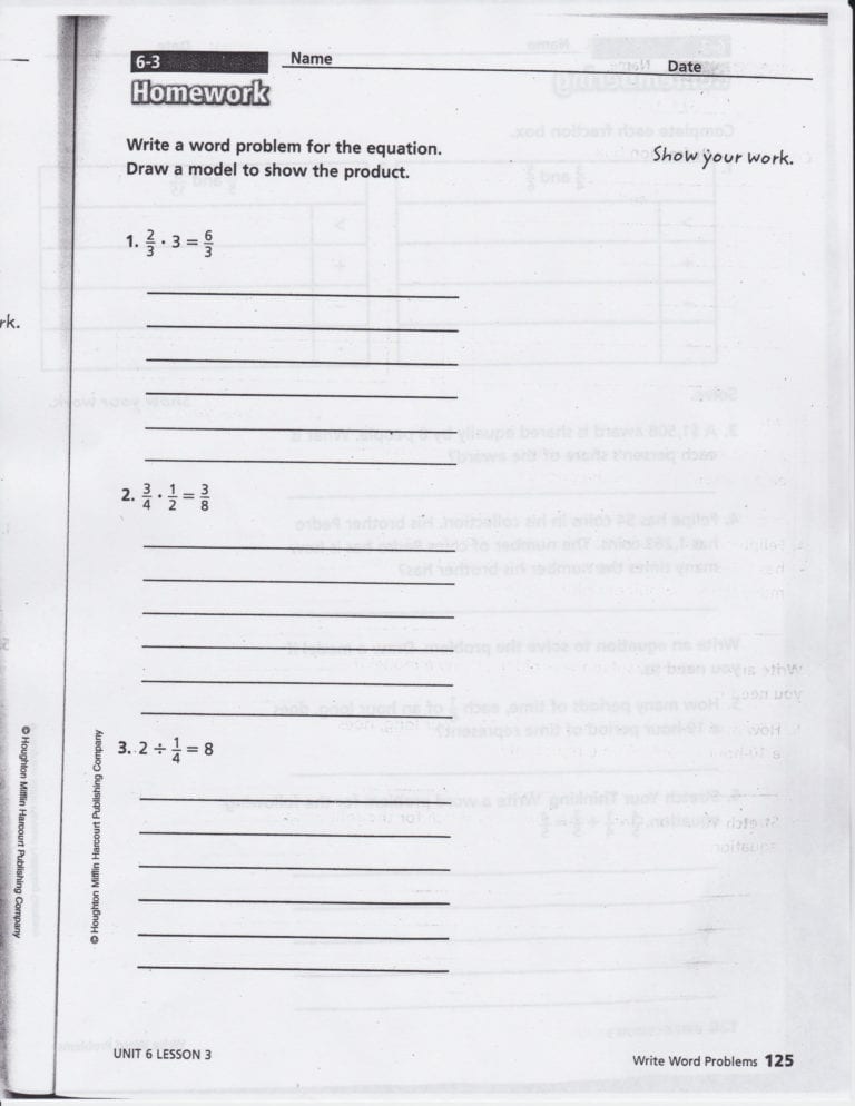 Houghton Mifflin Math Worksheets Grade 3 — db-excel.com