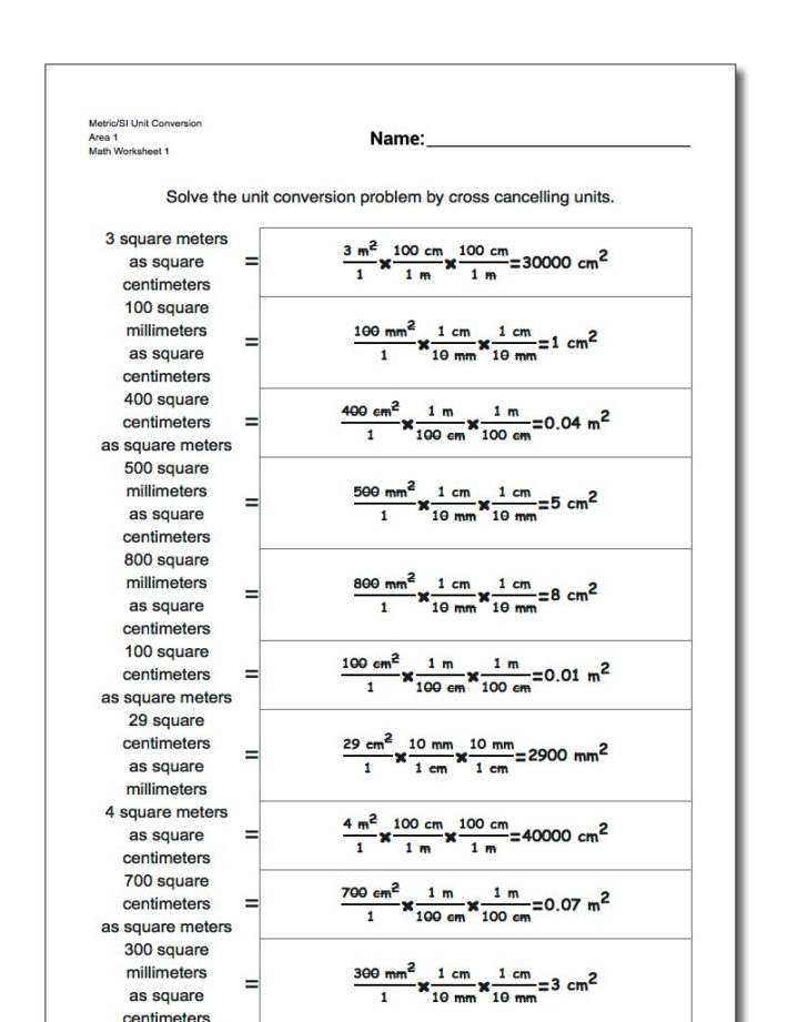 Metric Si Unit Conversions — db-excel.com