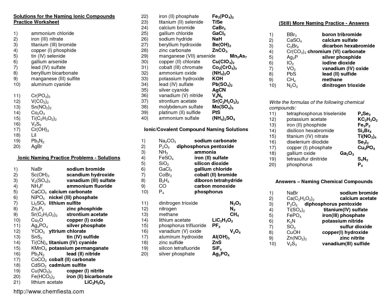 Mixed Naming Worksheet Ionic Covalent And Acids Worksheet Db excel Mixed Naming Worksheet Ionic Covalent And Acids Worksheet Db excel